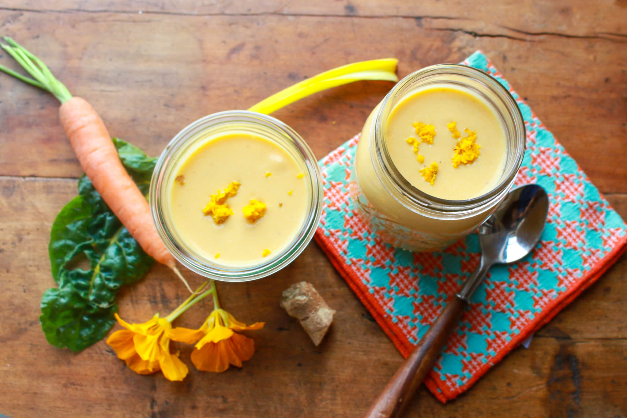 How to Make a Golden Turmeric Smoothie - Sharon Palmer, The Plant ...
