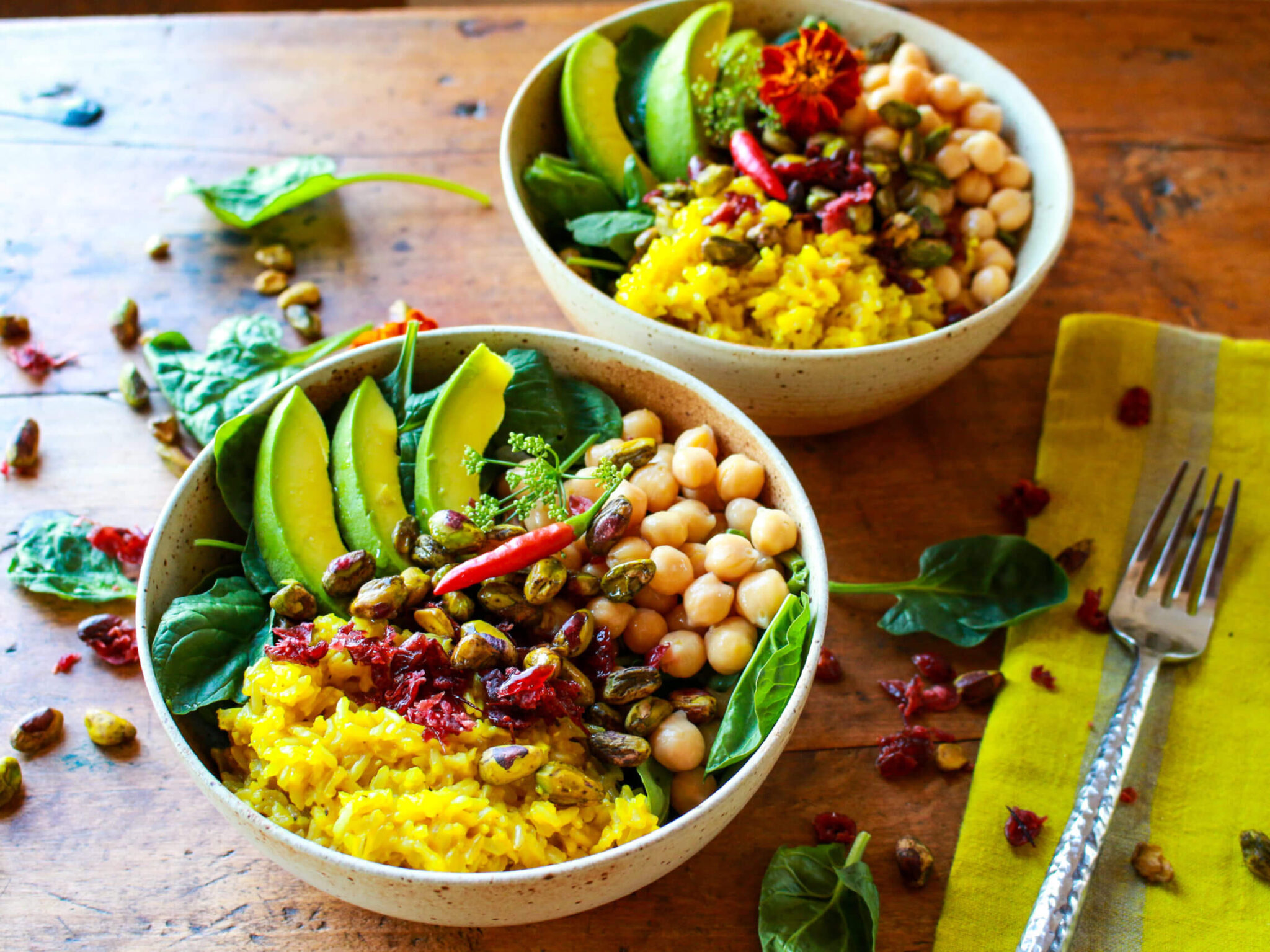 Pistachio Turmeric Rice Power Bowl - Sharon Palmer, The Plant Powered ...