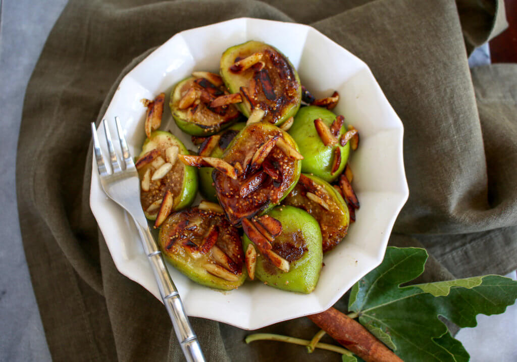 Sautéed Figs with Cinnamon and Almonds - Sharon Palmer, The Plant ...
