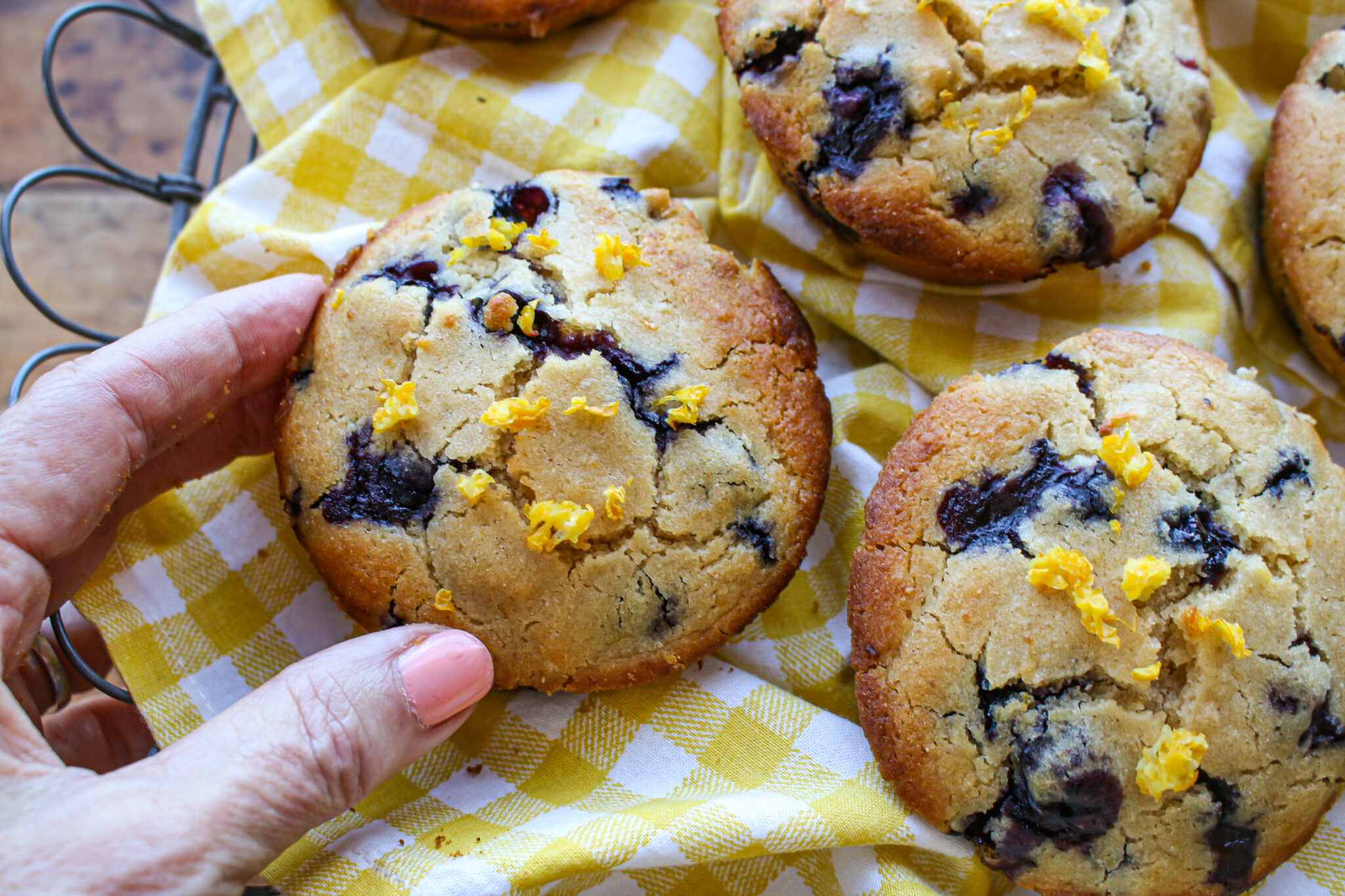 Vegan Lemon Blueberry Muffins - Sharon Palmer, The Plant Powered Dietitian